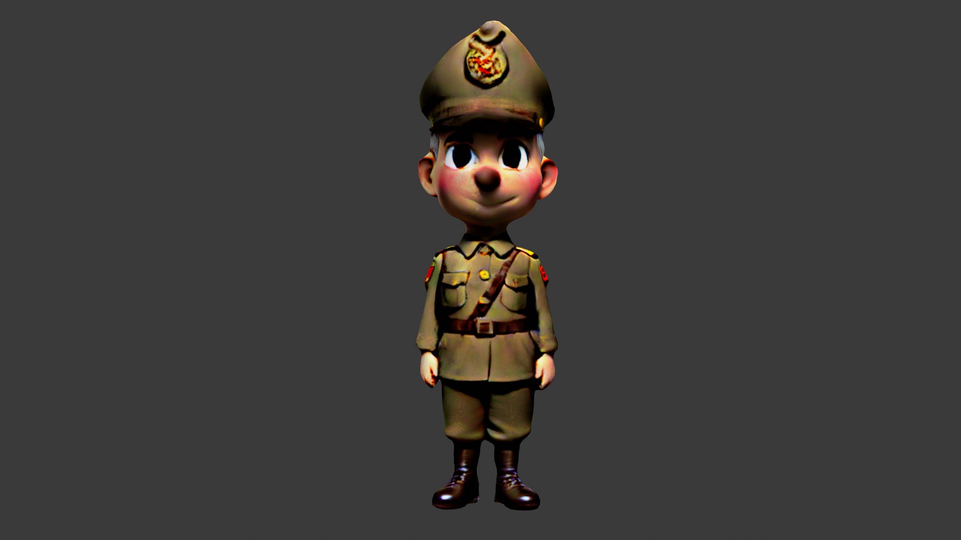 World War II Commander Soldier 3D Model - TurboSquid 2128052