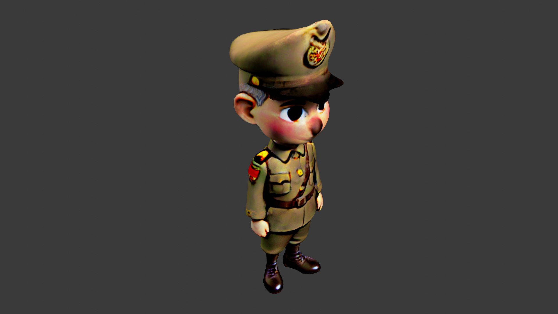 World War II Commander Soldier 3D Model - TurboSquid 2128052