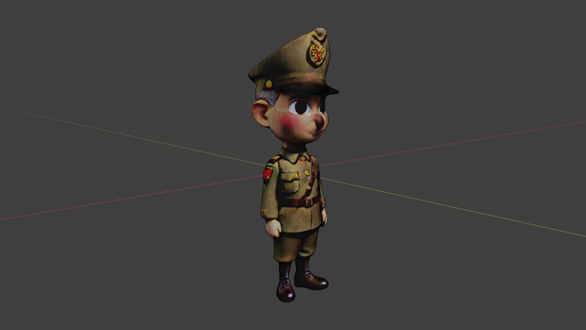 World War II Commander Soldier 3D Model - TurboSquid 2128052
