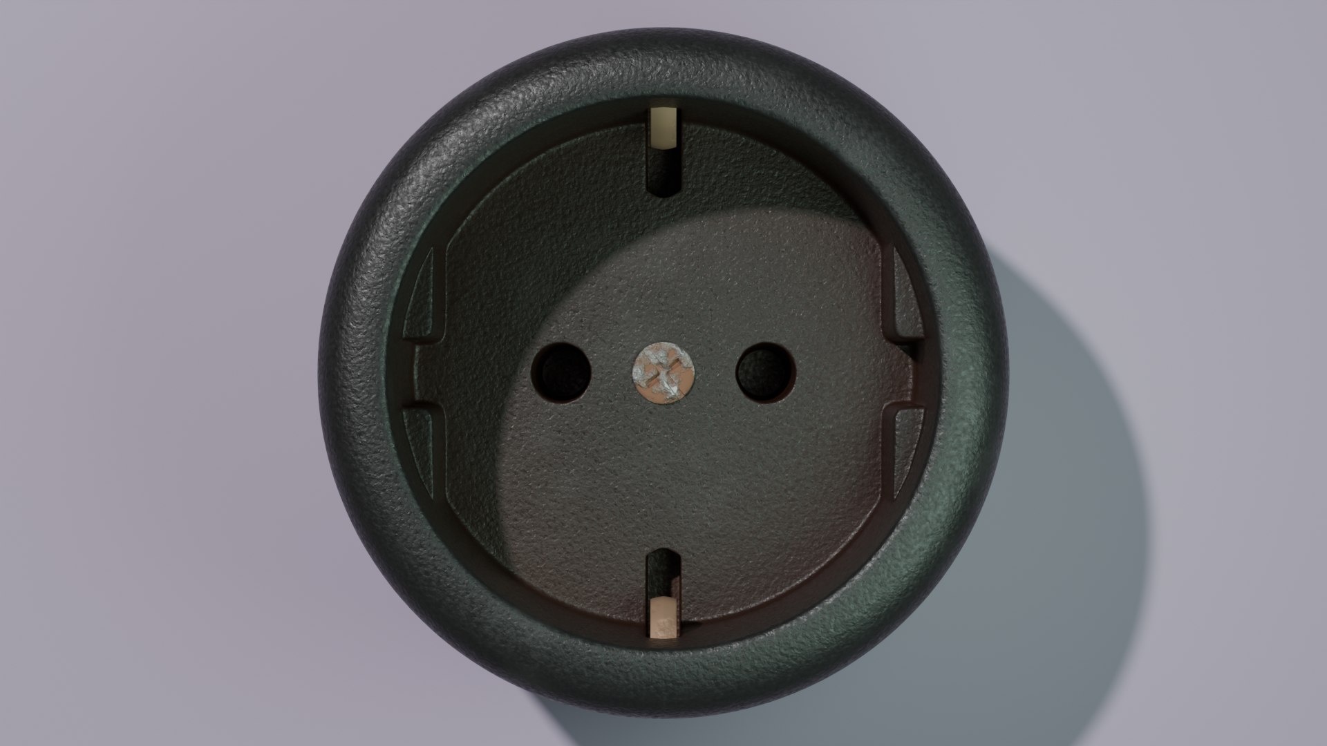 3D Retro Electric Socket - TurboSquid 2393418