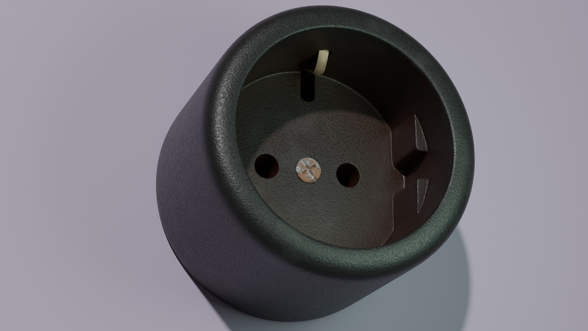 3D Retro Electric Socket - TurboSquid 2393418