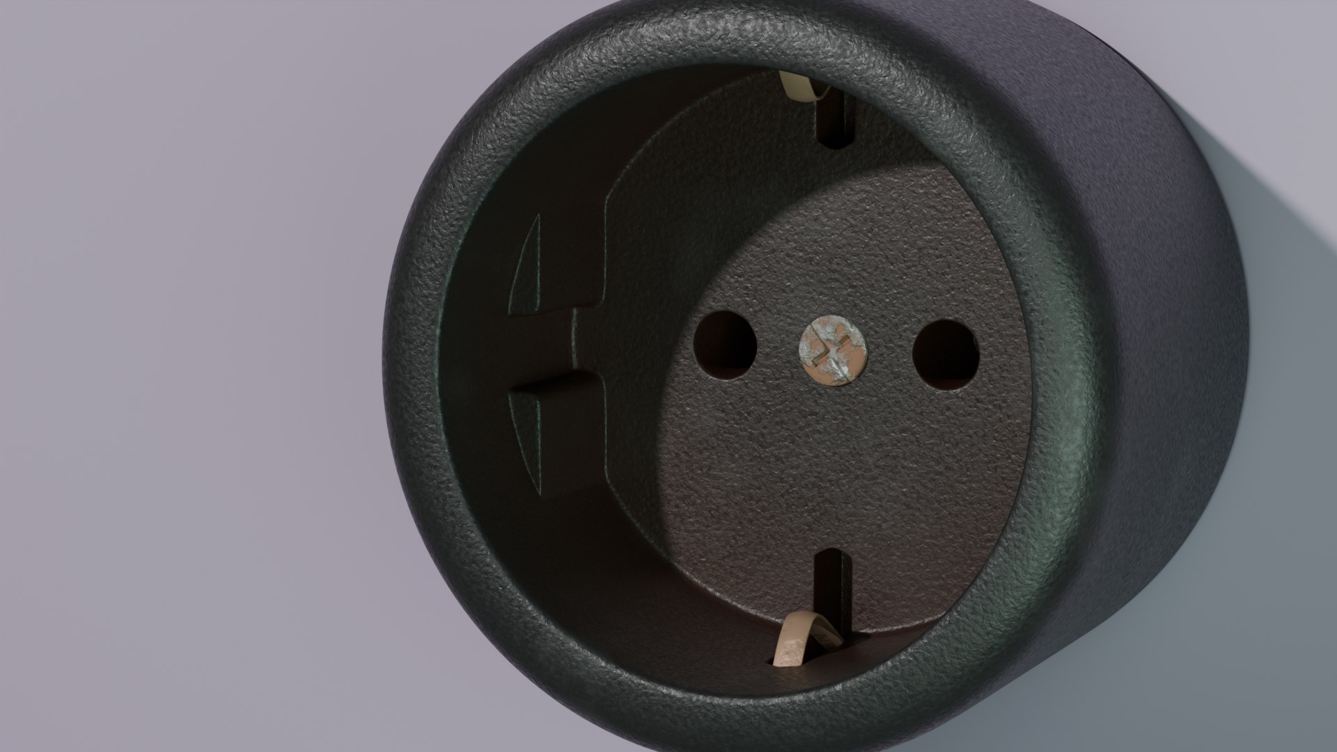 3D Retro Electric Socket - TurboSquid 2393418