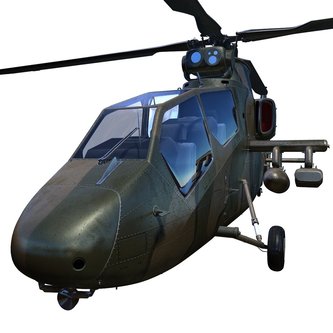 3d Obj Kawasaki Oh-1 Ninja Helicopter