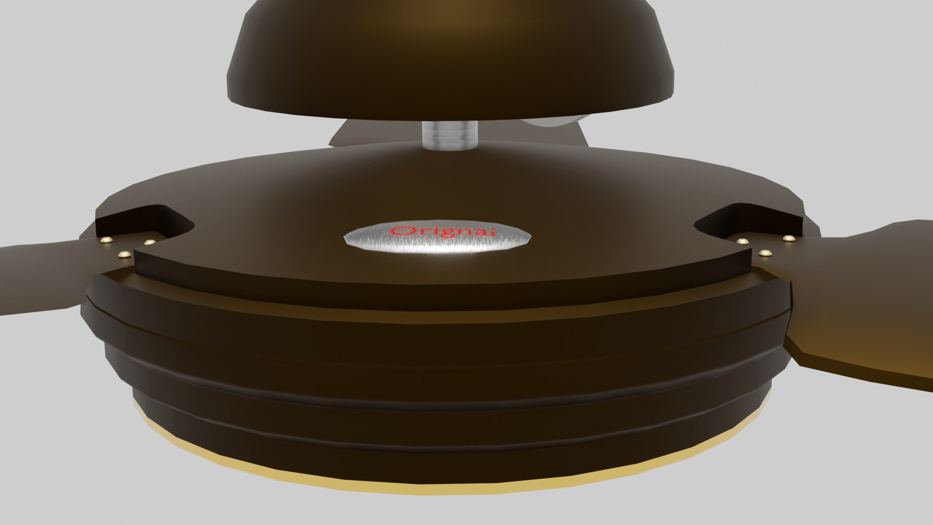 3D Model Simple Ceiling Fan - TurboSquid 2096274