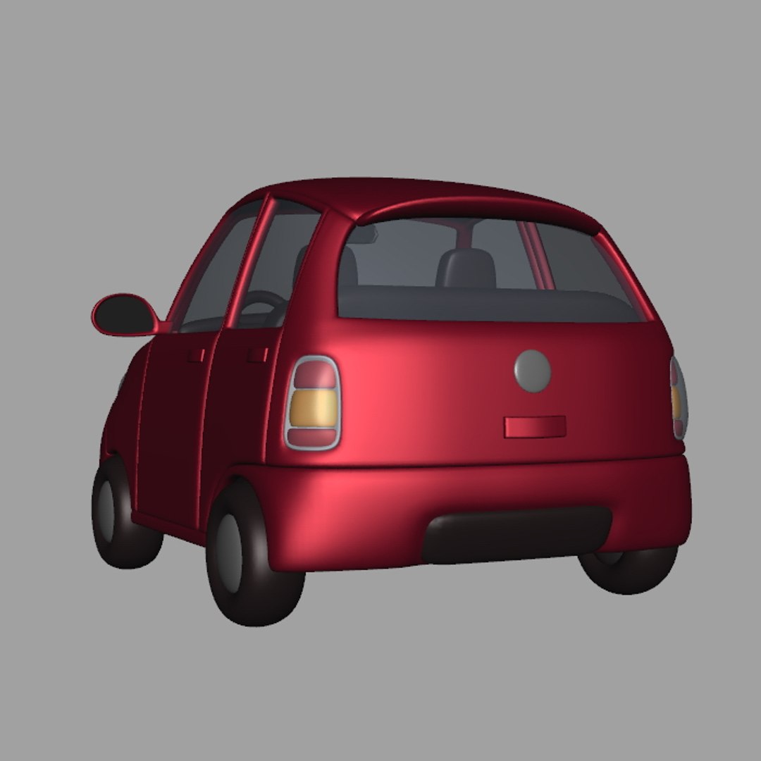3d Cartoon Car Model