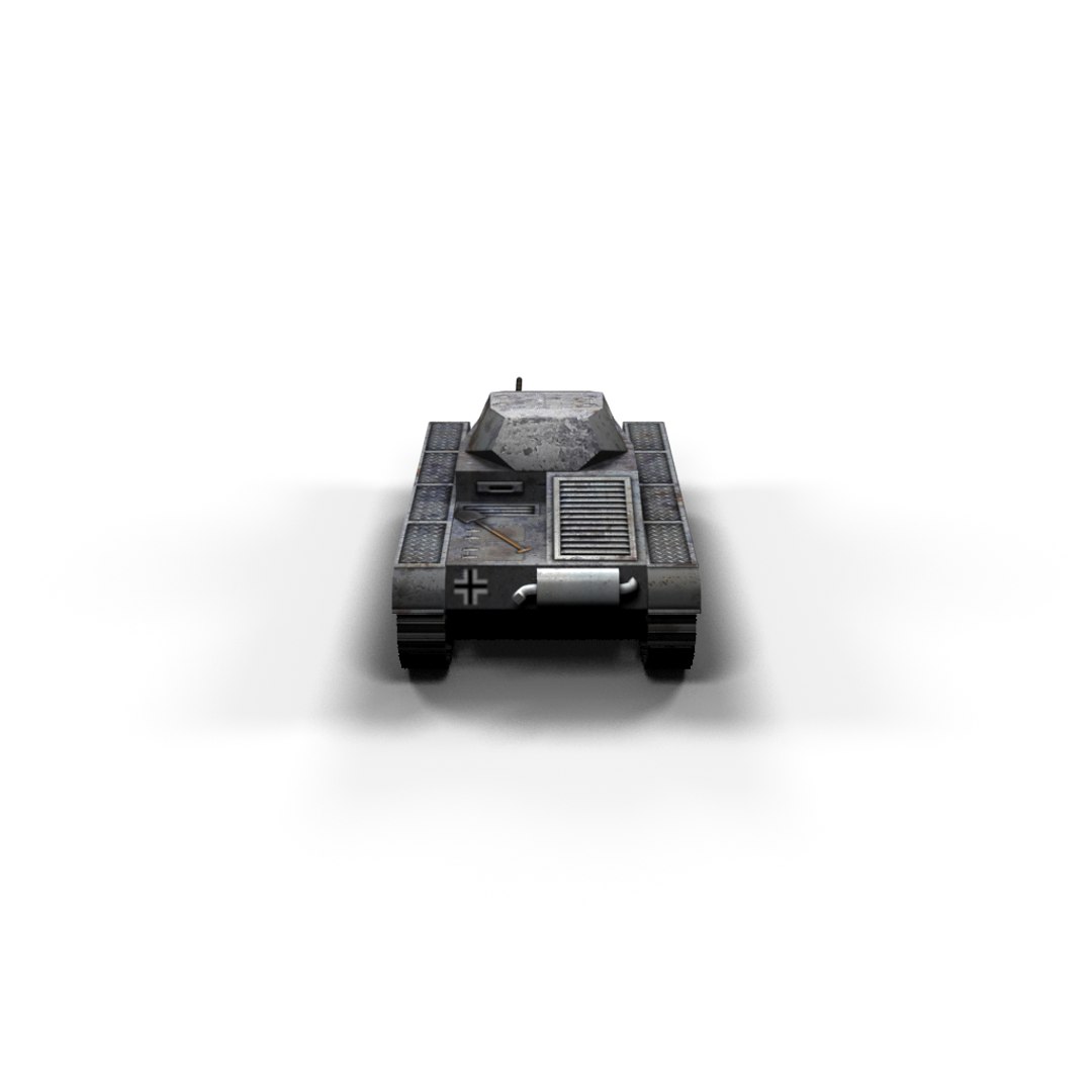 panzer 2 ausf tanks 3d model