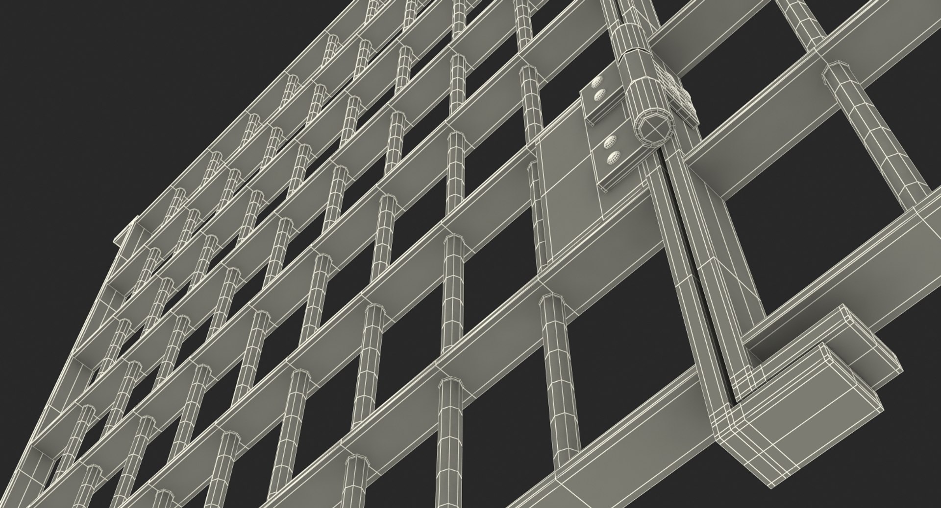 3D prison bars - TurboSquid 1242113