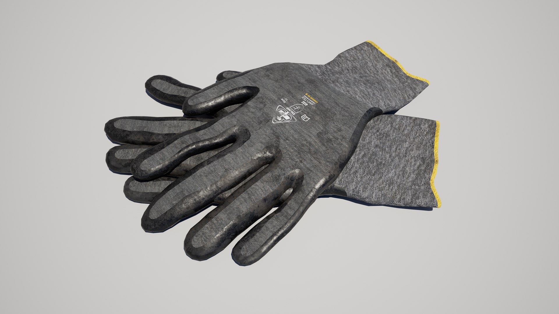 Working Gloves Model - TurboSquid 2501613
