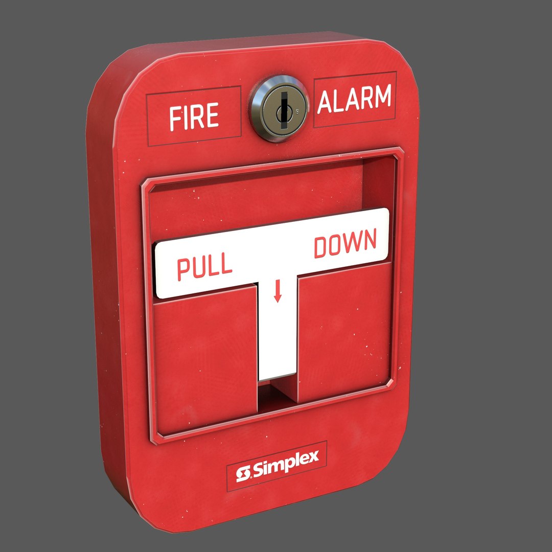 Manual Fire Alarm Activation 3D Model - TurboSquid 2146839