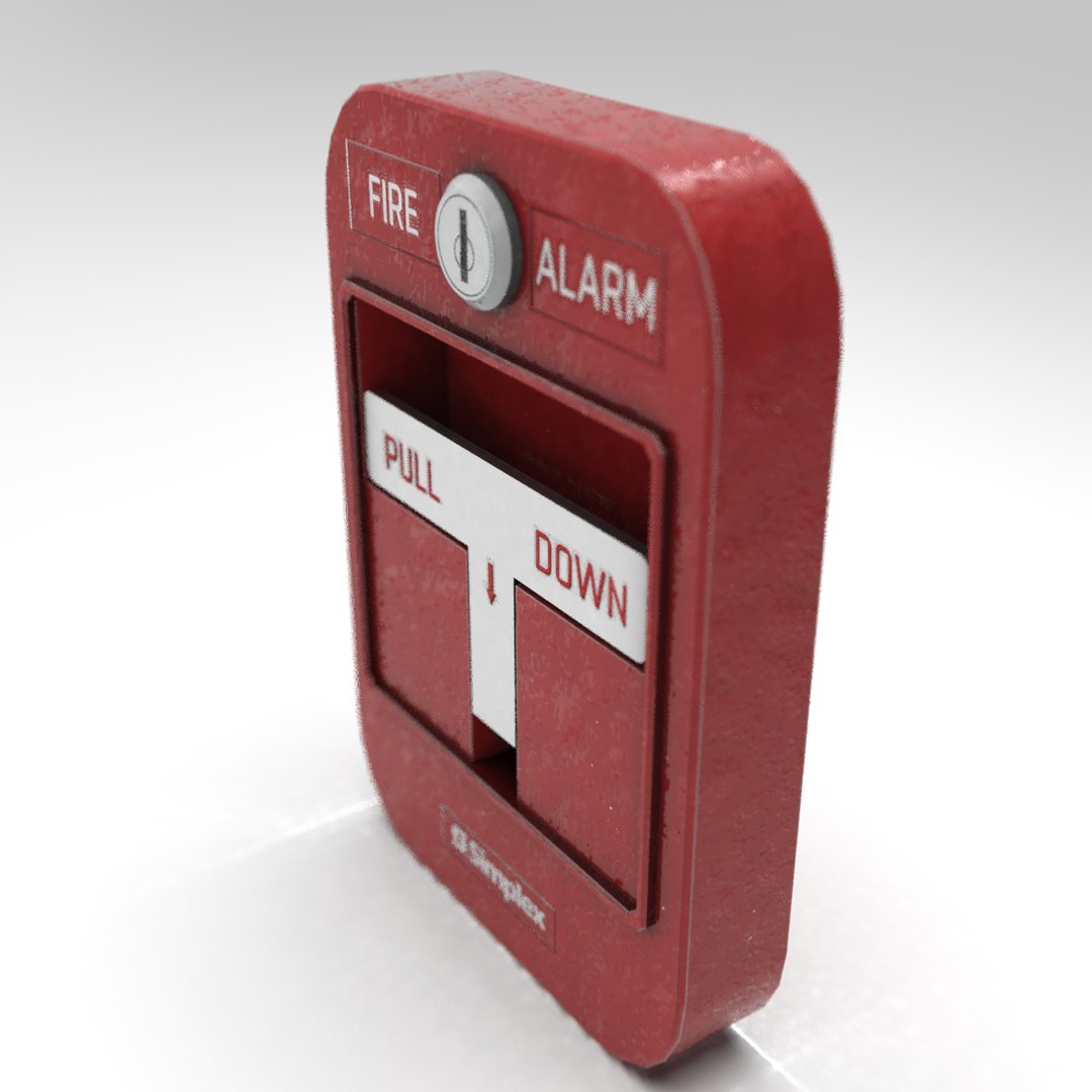 Manual Fire Alarm Activation 3D Model - TurboSquid 2146839