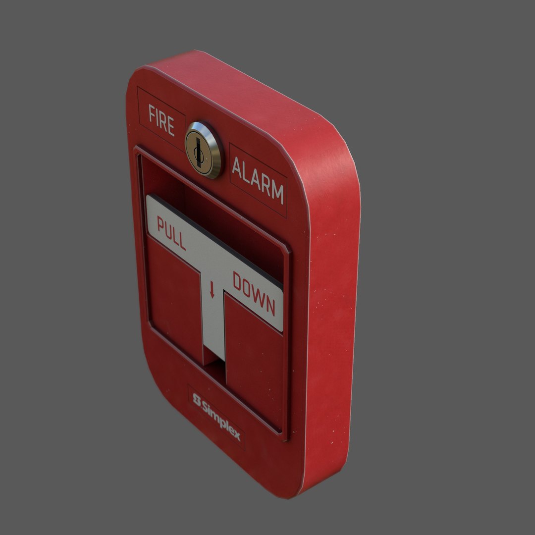 Manual Fire Alarm Activation 3D Model - TurboSquid 2146839