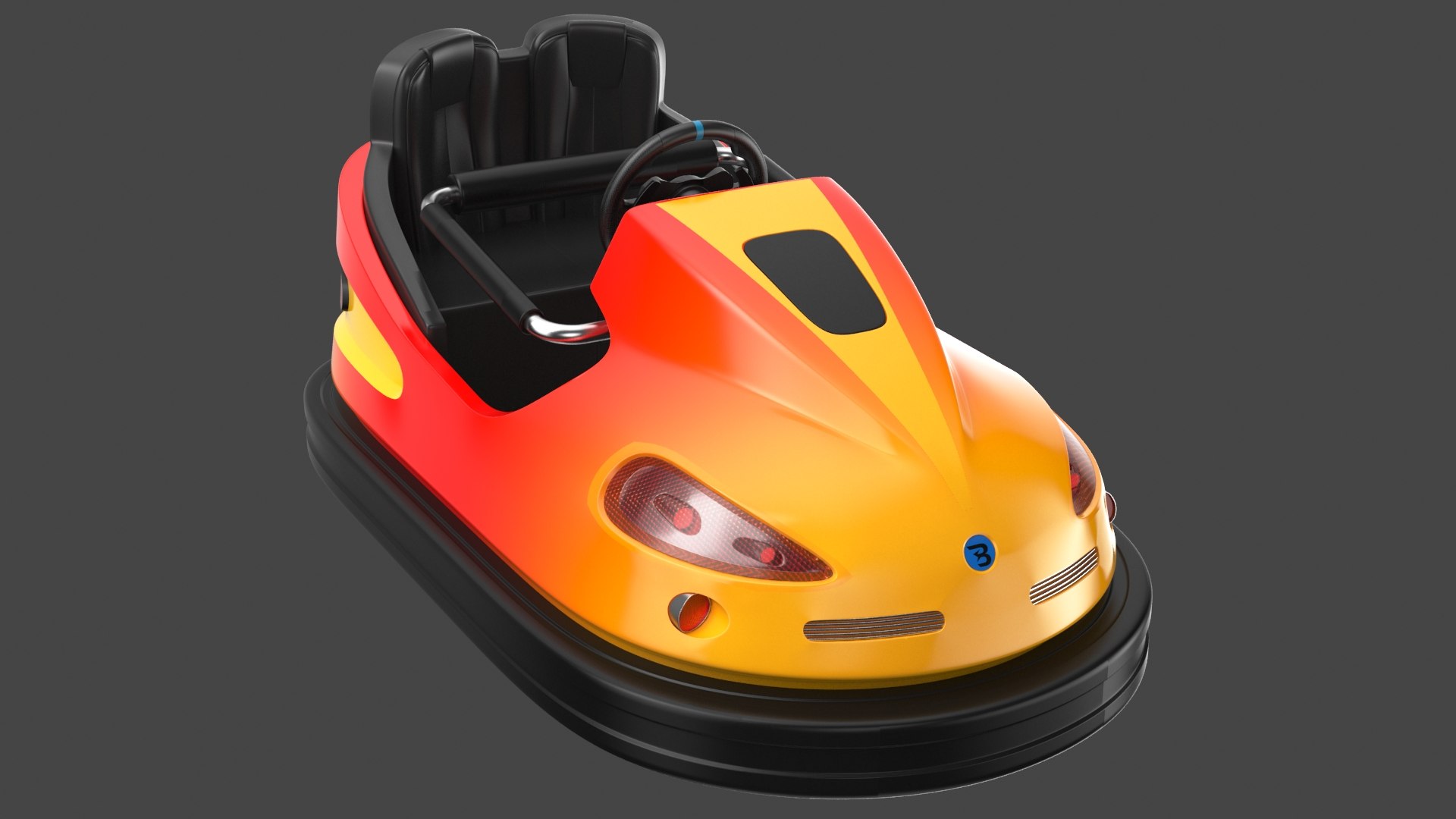 Two Detailed Bumper Cars 3D Model - TurboSquid 2103324
