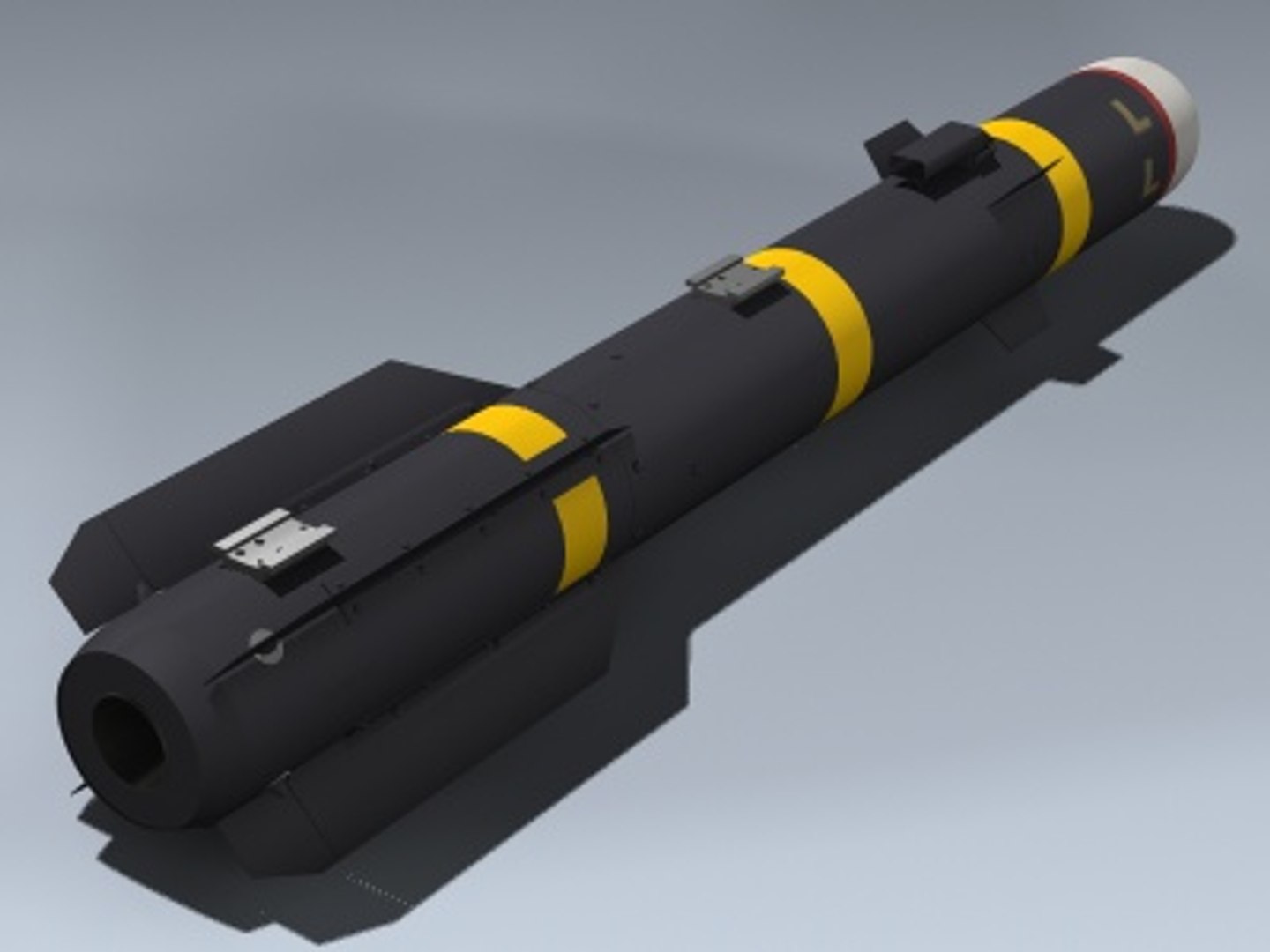 Agm-114l Hellfire Missile 3d Max
