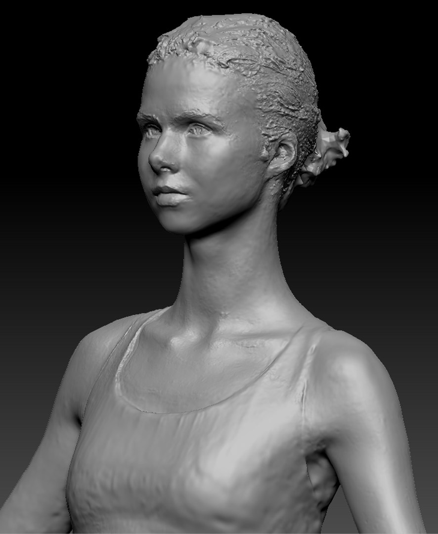 3D Scanned Woman - TurboSquid 1432438