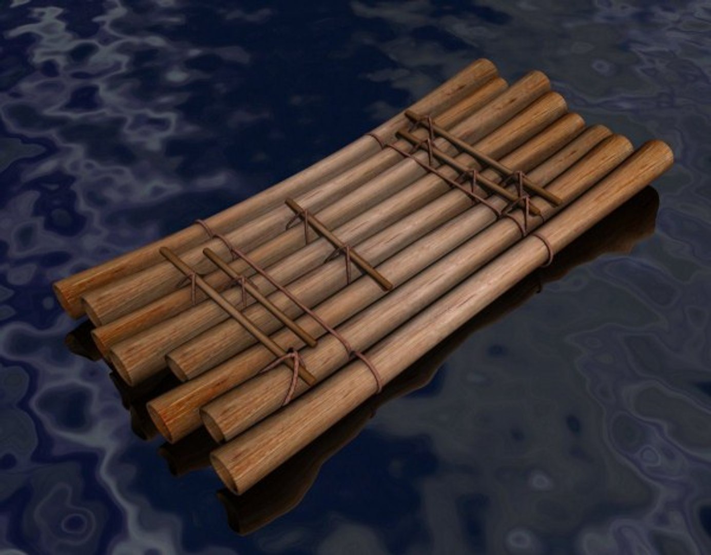 Raft 3d Model
