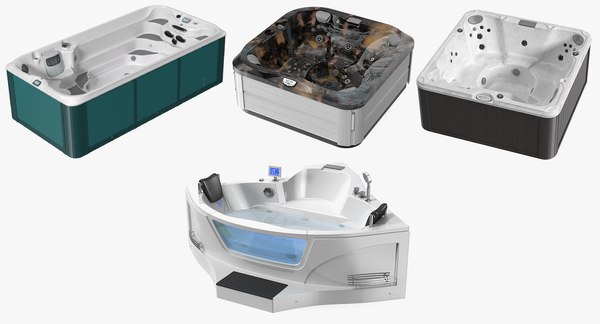 3D model Modern Jacuzzi Collection 2 - TurboSquid 1736557