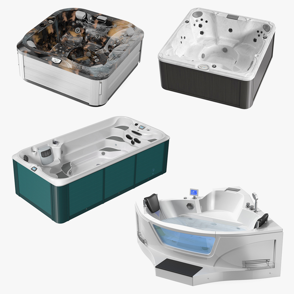 3D model Modern Jacuzzi Collection 2 - TurboSquid 1736557