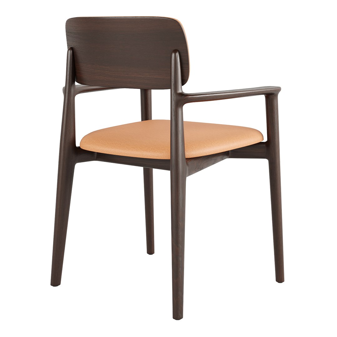 CURVE Chair With Armrests By Poliform Model - TurboSquid 1949179