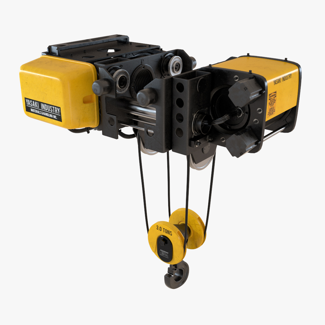 obj overhead crane trolley