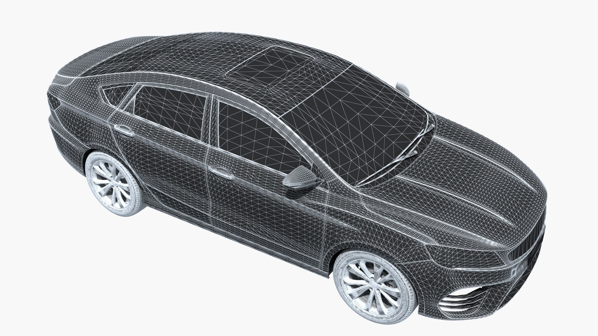 3D Extended Range Hybrid Car Chassis X-Ray - TurboSquid 2227088