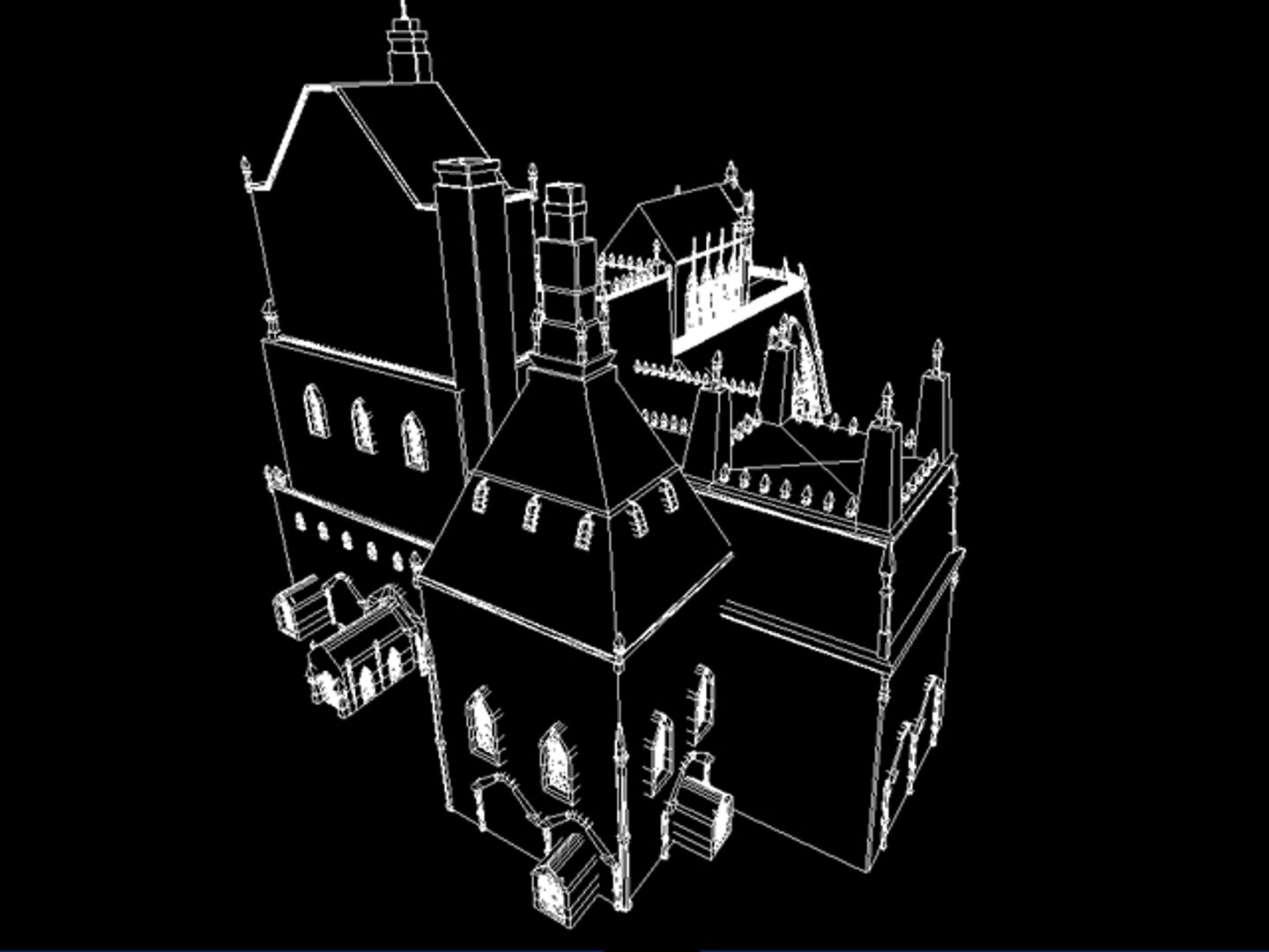 Obj Medieval Castle
