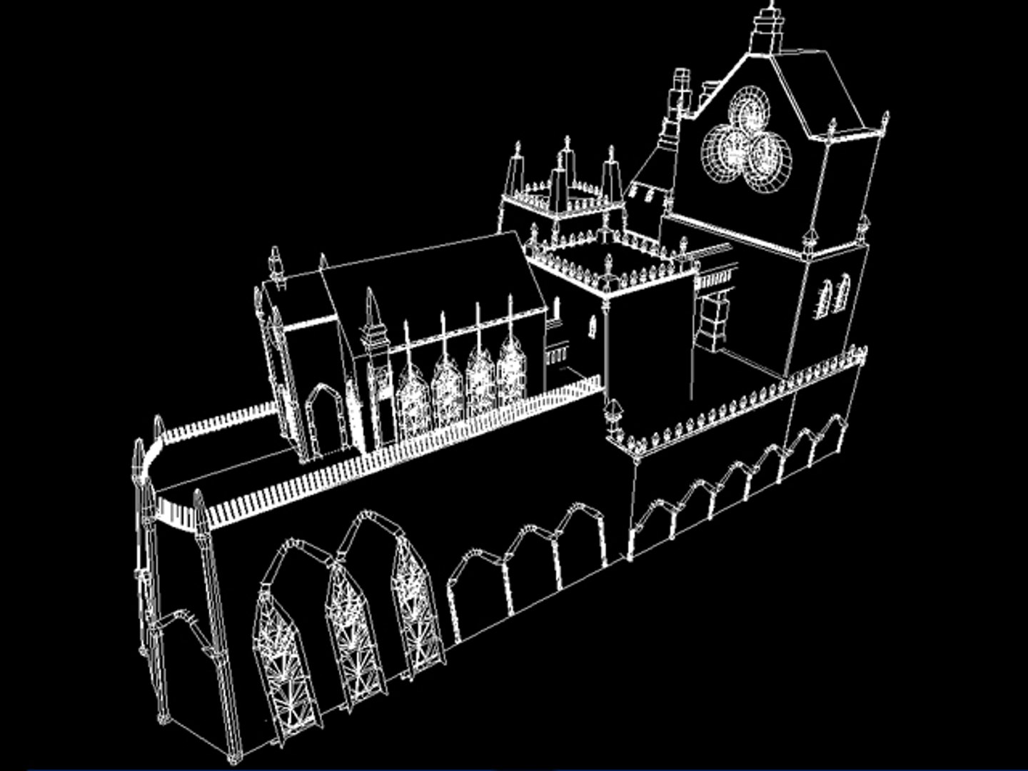 Obj Medieval Castle