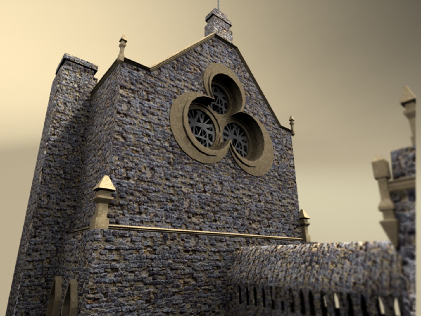 Obj Medieval Castle