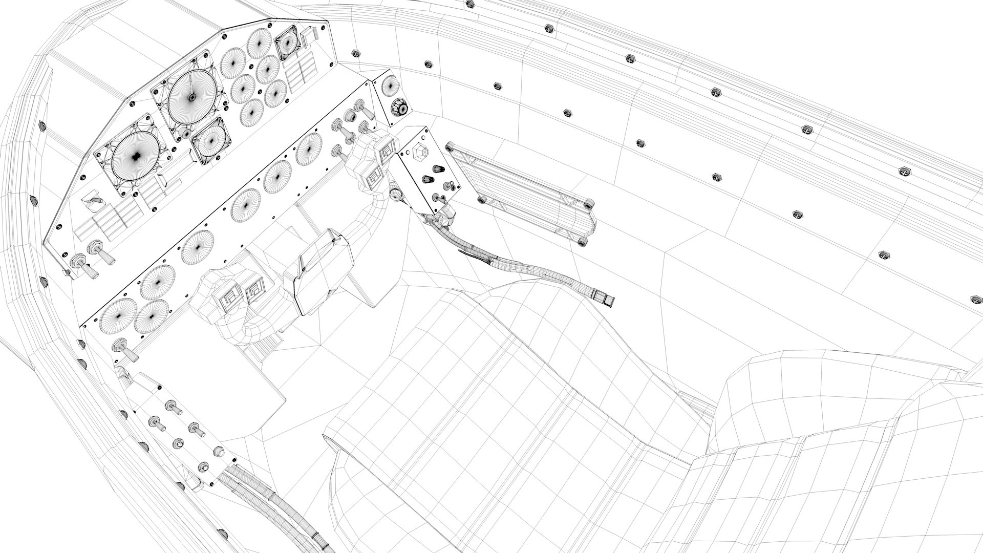 3D Cockpit Jet Car Model - TurboSquid 1595010