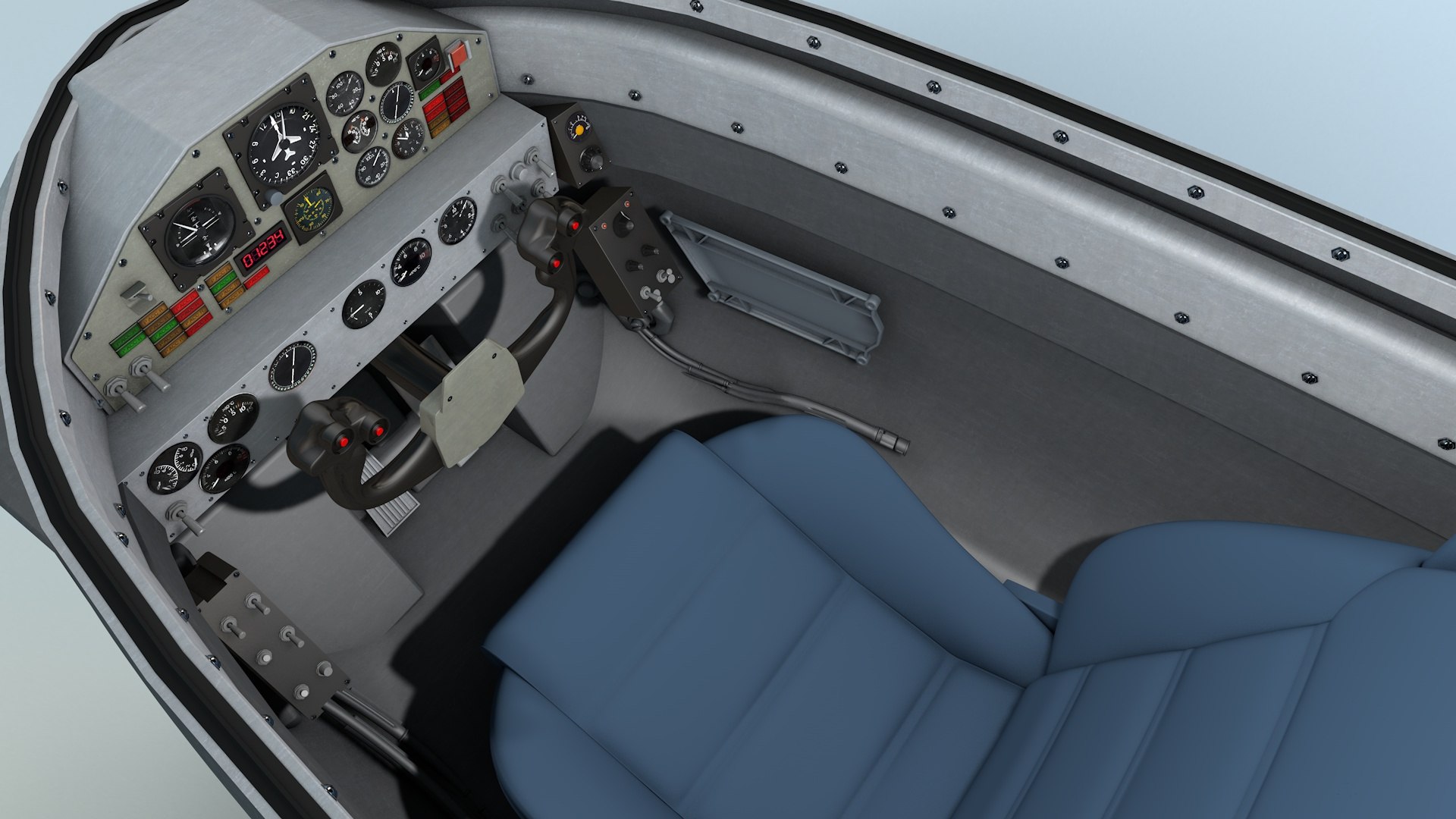 3D Cockpit Jet Car Model - TurboSquid 1595010