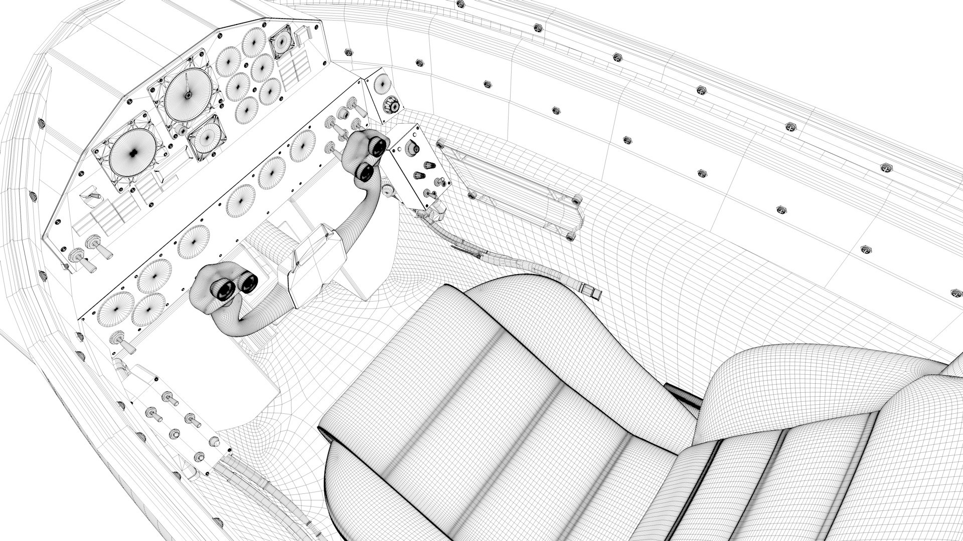 3D Cockpit Jet Car Model - TurboSquid 1595010