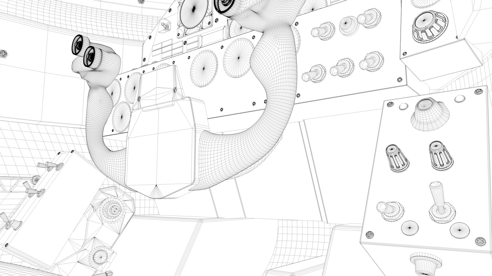 3D Cockpit Jet Car Model - TurboSquid 1595010