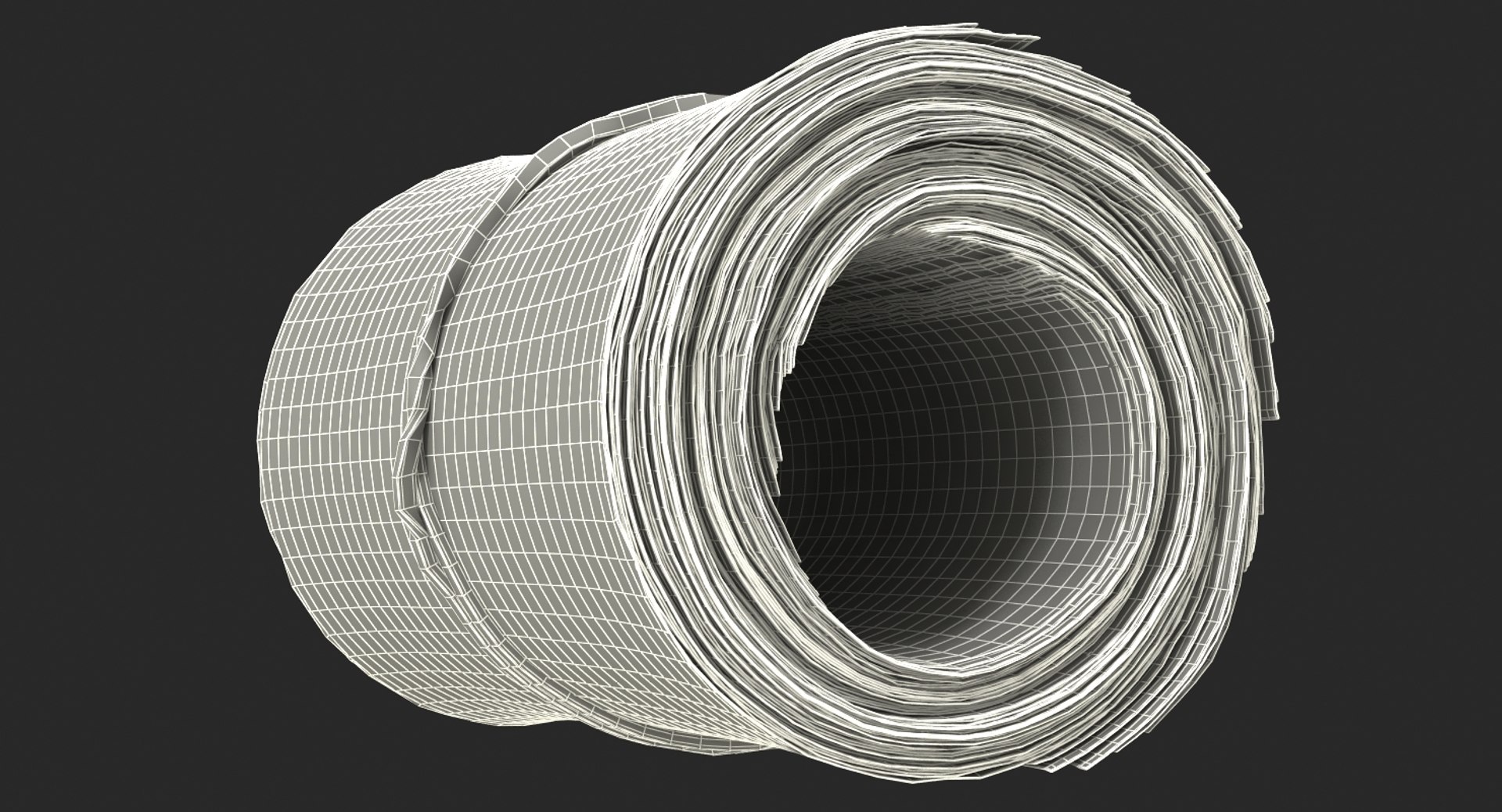 Cash Roll Dollar Bills 3D - TurboSquid 1230772