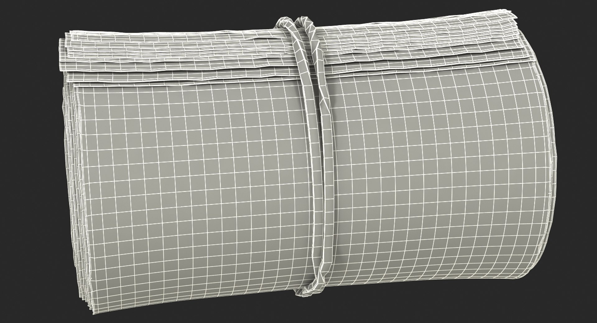 Cash Roll Dollar Bills 3D - TurboSquid 1230772