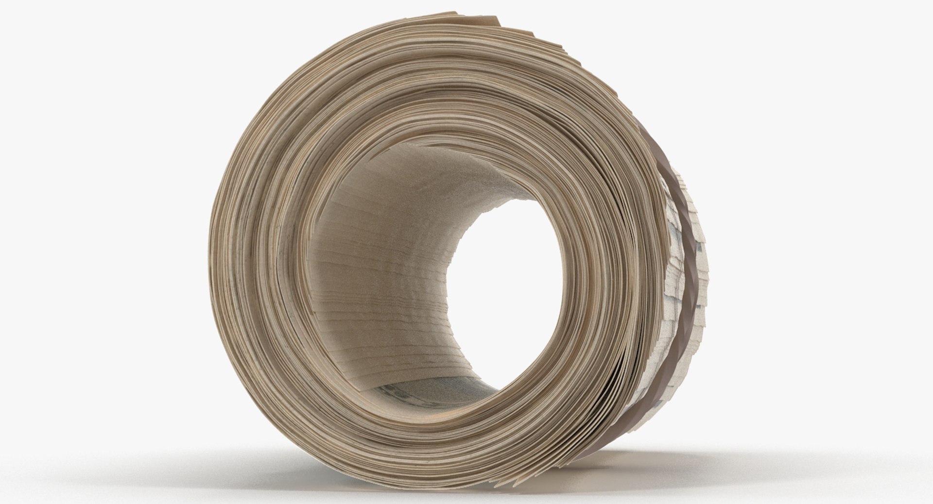 Cash Roll Dollar Bills 3D - TurboSquid 1230772