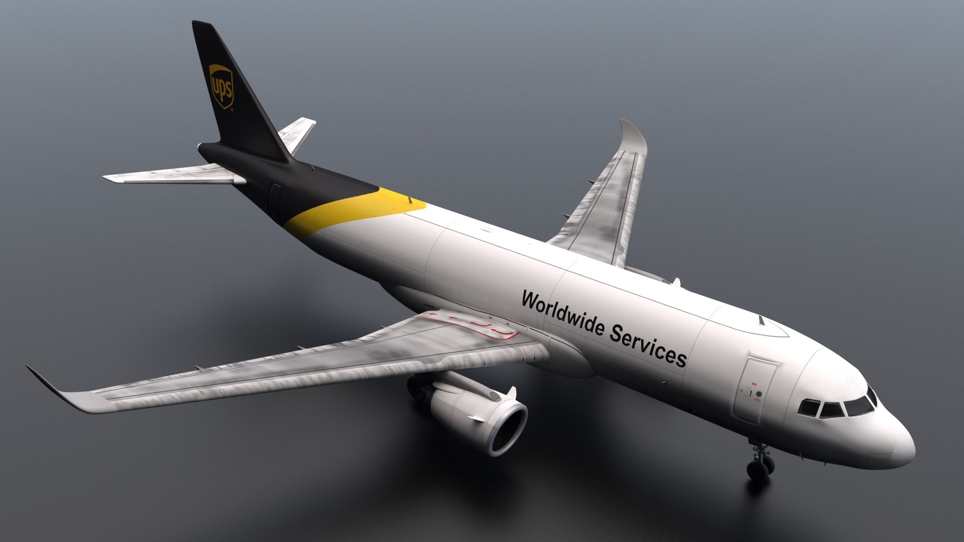 UPS Airbus A320 Model - TurboSquid 1777713