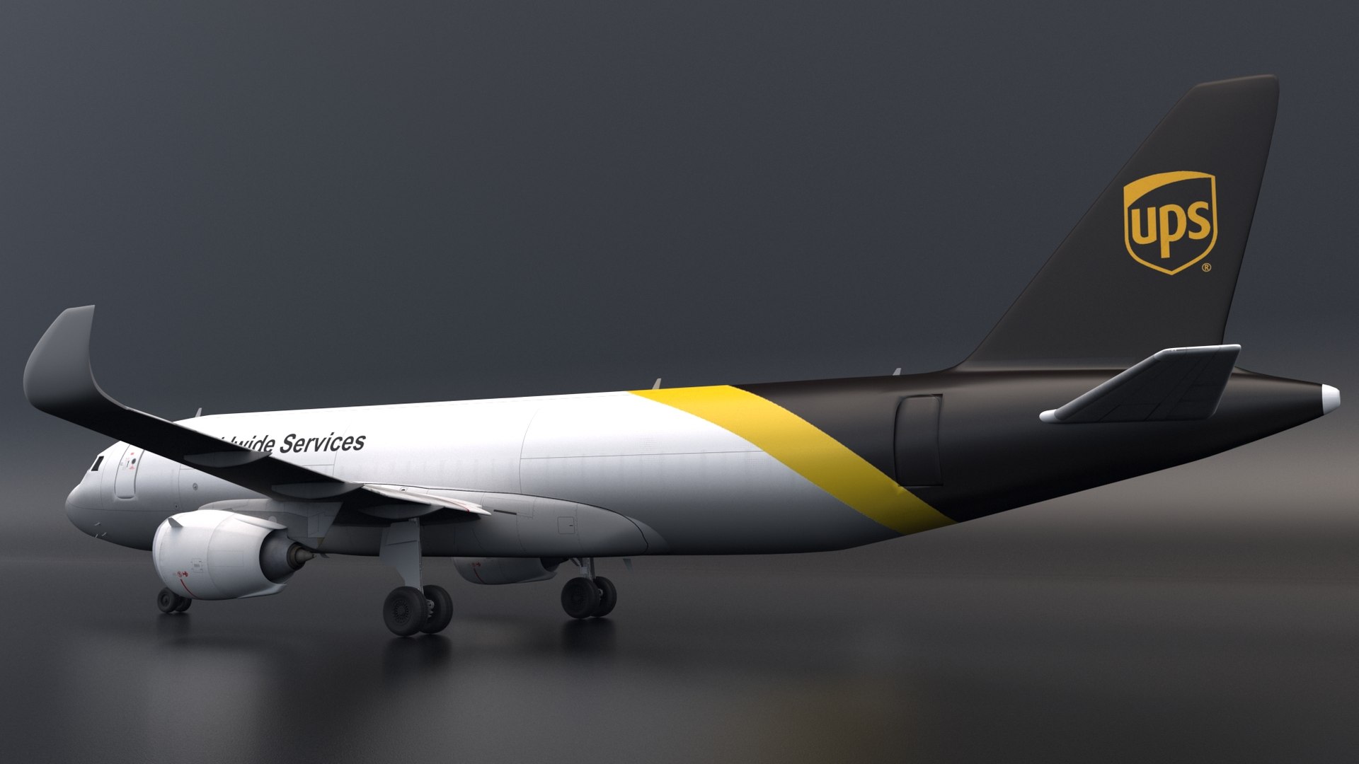 UPS Airbus A320 Model - TurboSquid 1777713