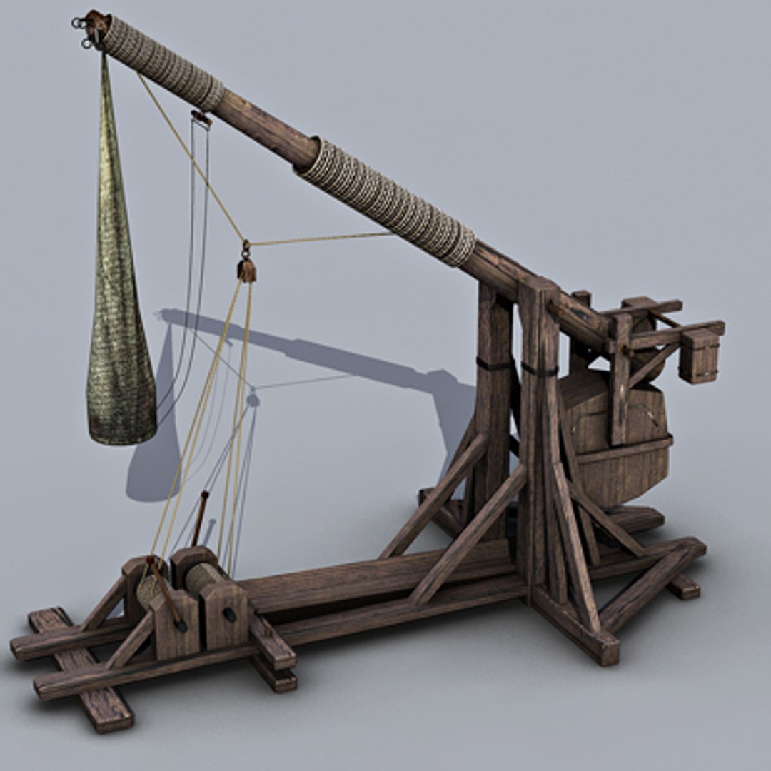 Medieval Trebuchet 3d Model