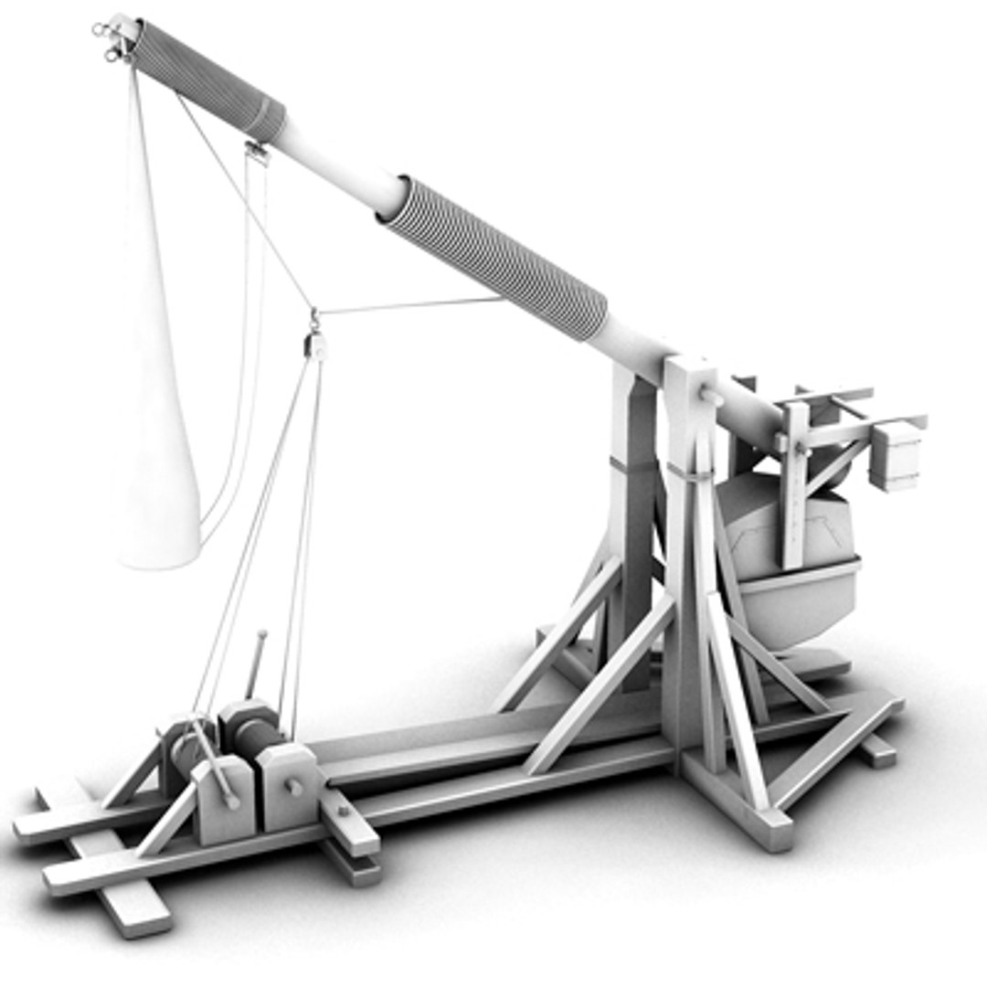 Medieval Trebuchet 3d Model