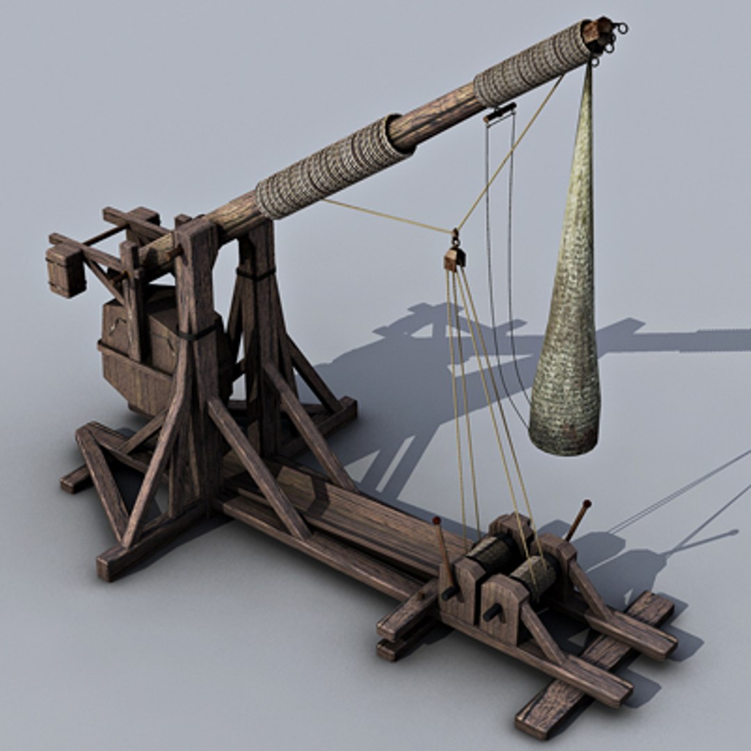 Medieval Trebuchet 3d Model