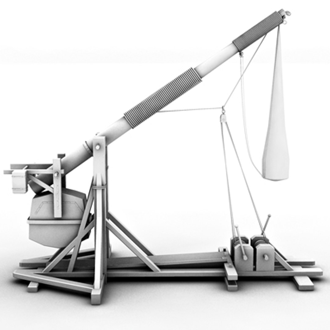 Medieval Trebuchet 3d Model