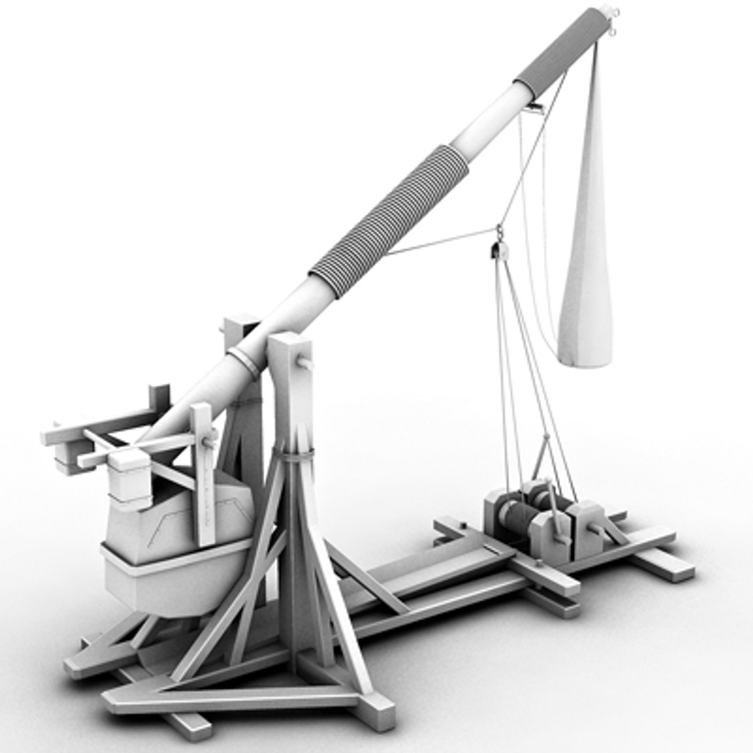Medieval Trebuchet 3d Model