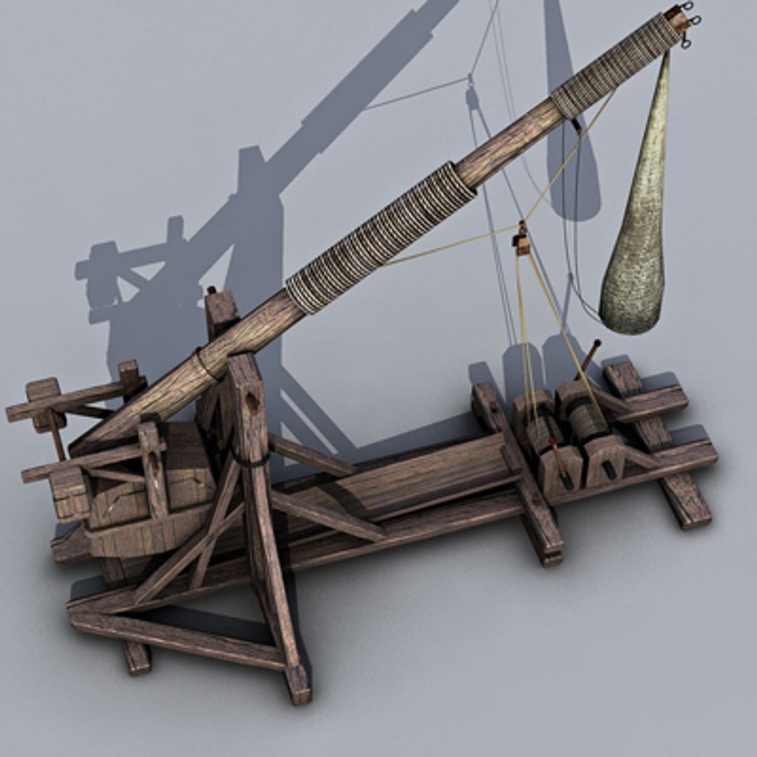 Medieval Trebuchet 3d Model