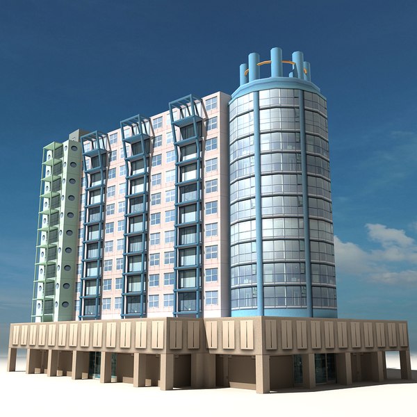 Apartment Building SketchUp Models for Download | TurboSquid