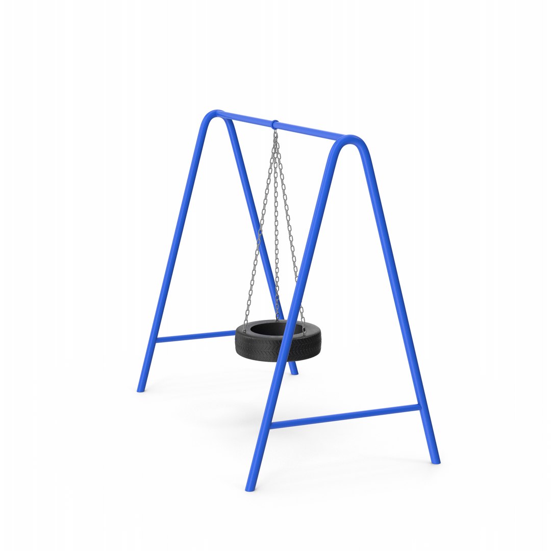 3D Playground Tire Swing - TurboSquid 2194652