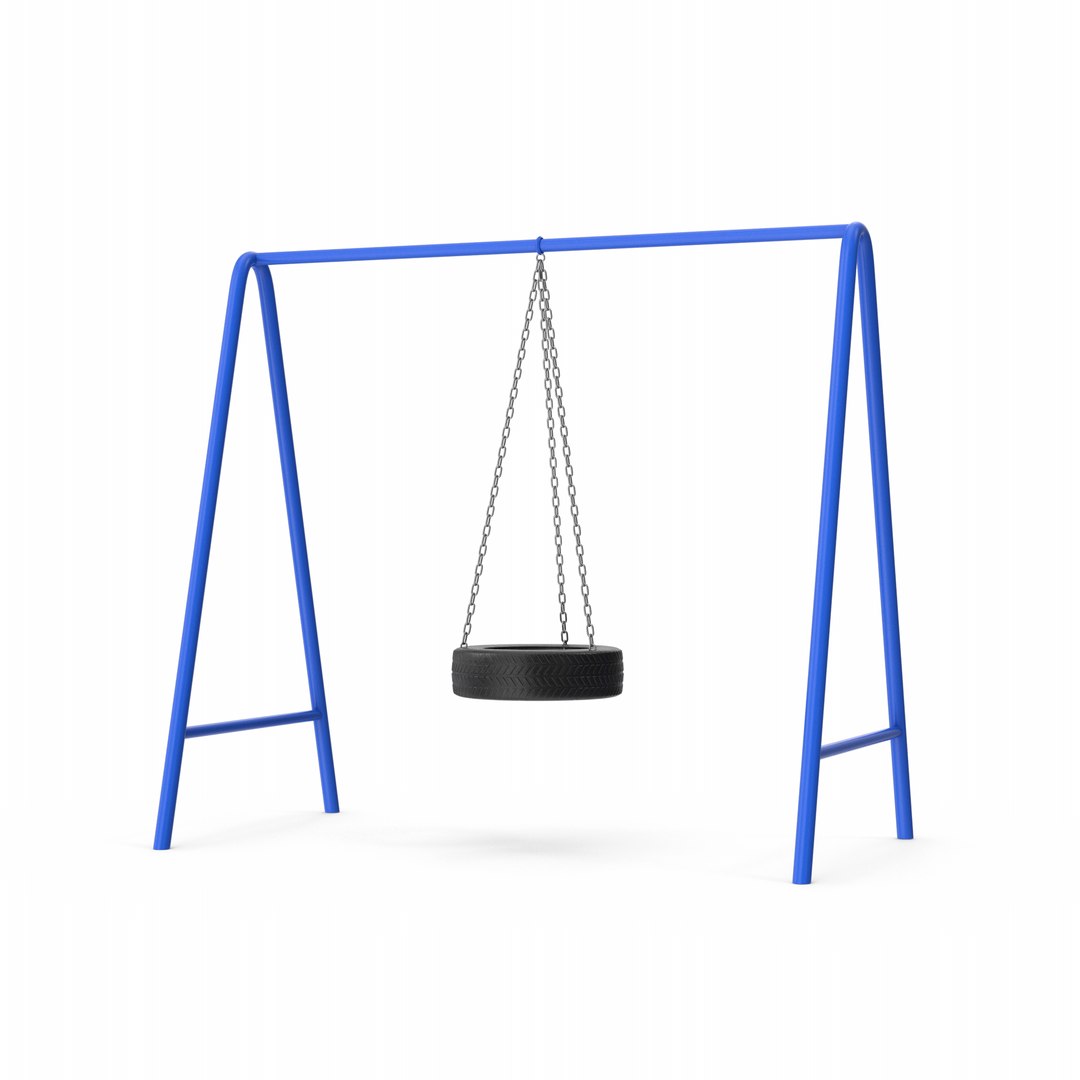 3D Playground Tire Swing - TurboSquid 2194652