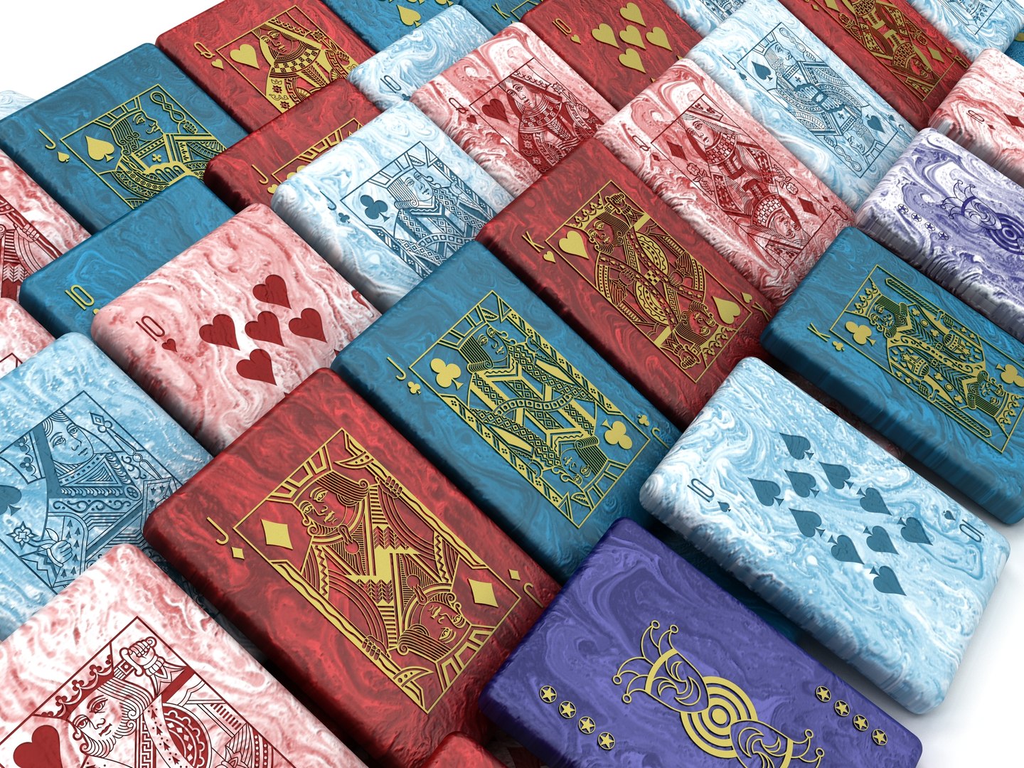 Playing Card Soap Collection 3D - TurboSquid 1772983