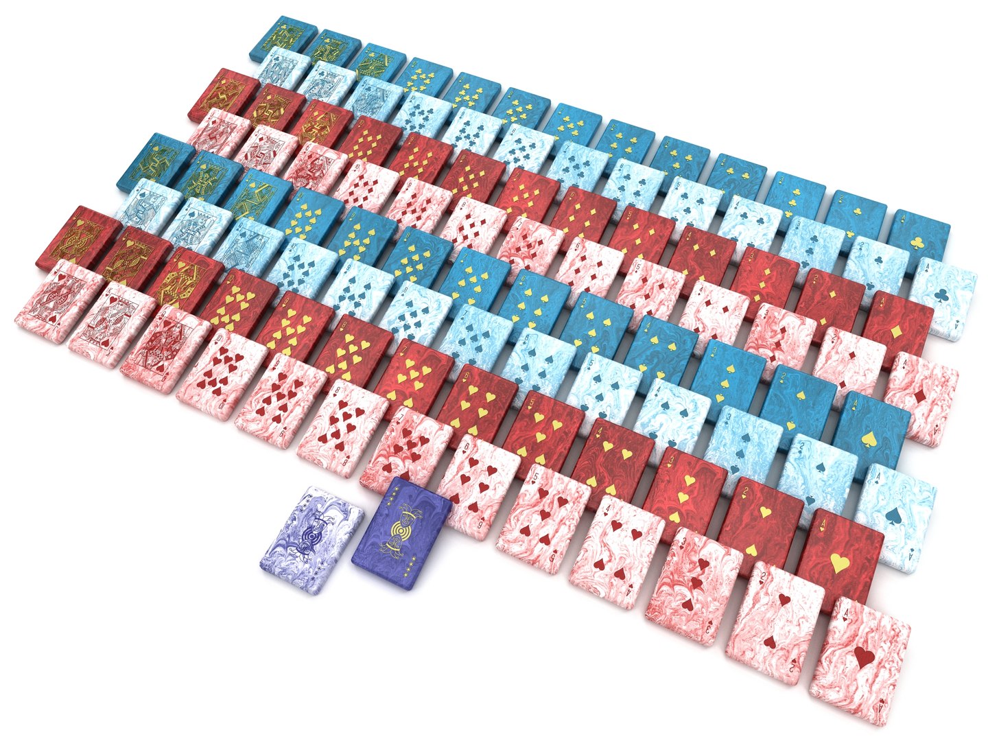 Playing Card Soap Collection 3D - TurboSquid 1772983