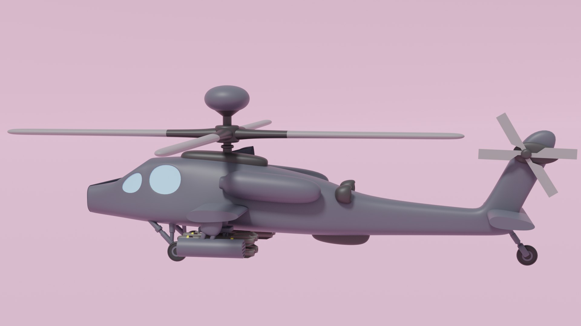 3d Boeing Ah 64 Apache Helicopter Model Turbosquid 2154721