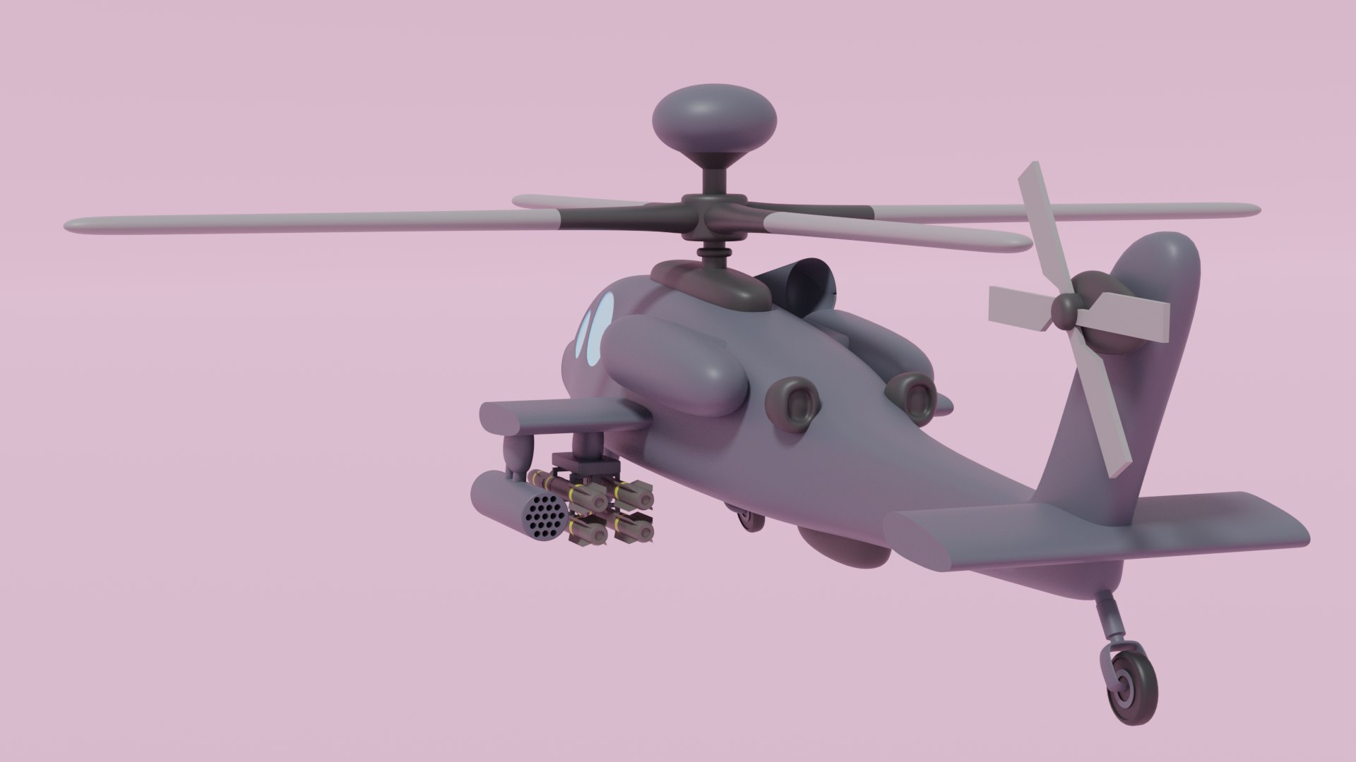 3d Boeing Ah 64 Apache Helicopter Model Turbosquid 2154721