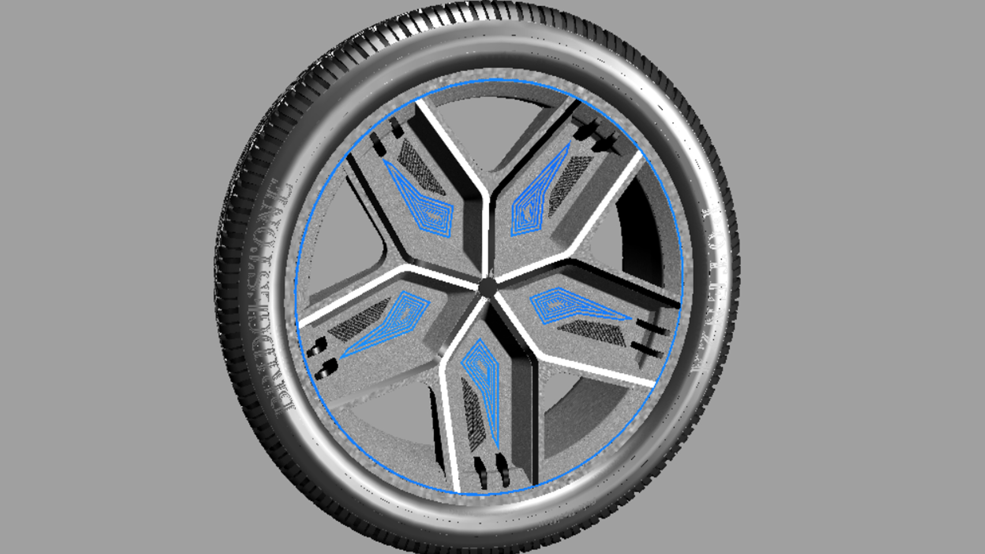 3D Wheel Alloy Car Model - TurboSquid 1709510
